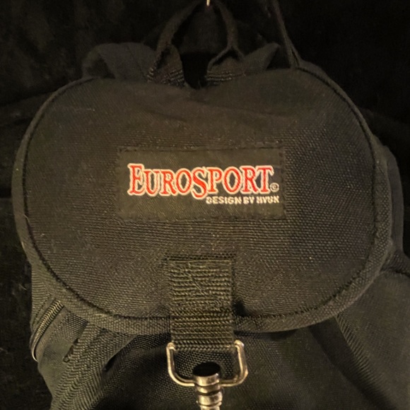 Jansport | Bags | Vintage Eurosport Small Black Backpack | Poshmark